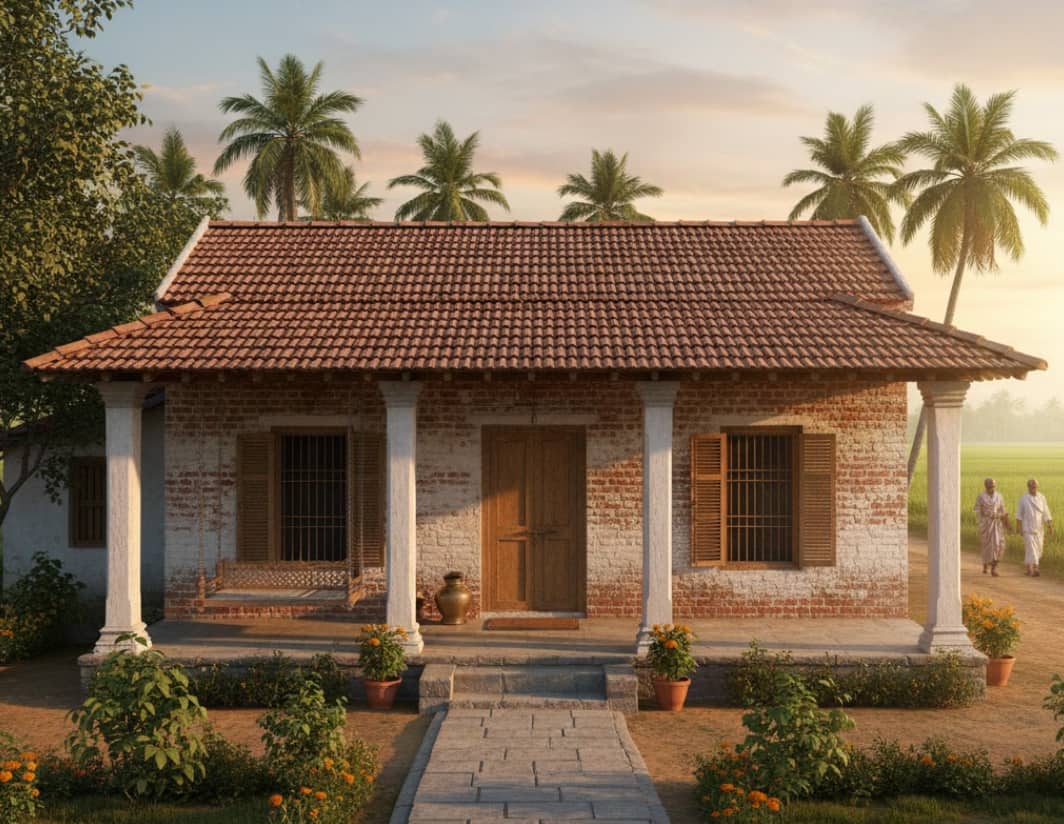 Top 10 Village Single Floor Home Front Design List 2025
