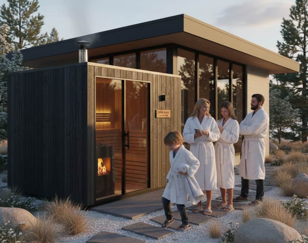 The Psychological Benefits of Using an Outdoor Sauna